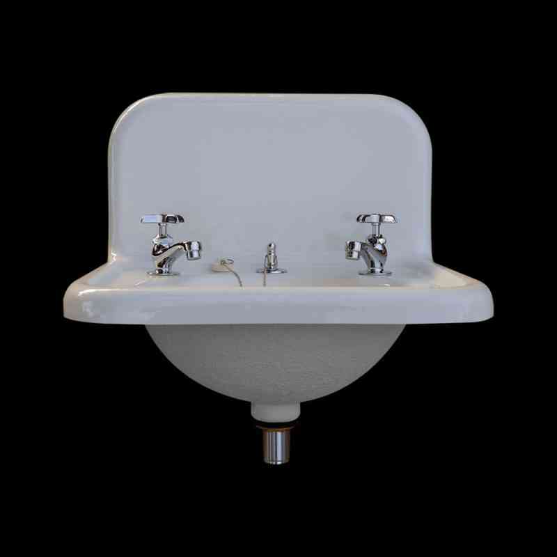 Single Basin High Back Sink - Model #SB3018 - NBI Drainboard Sinks